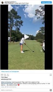 LPGA Tour star's brother reveals she has spinal tumour; she says she's ...