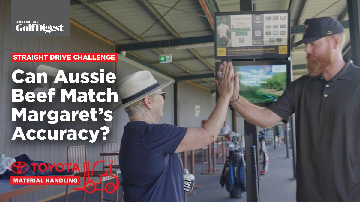 How to Drive Straight: A Fun Golf Challenge with Aussie Beef and Margaret - Australian Golf Digest